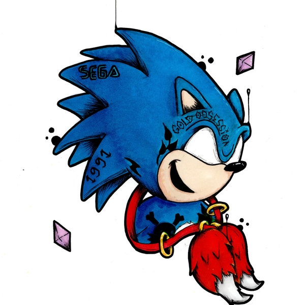 Sonic the Hedgehog Diamond Art - Etsy
