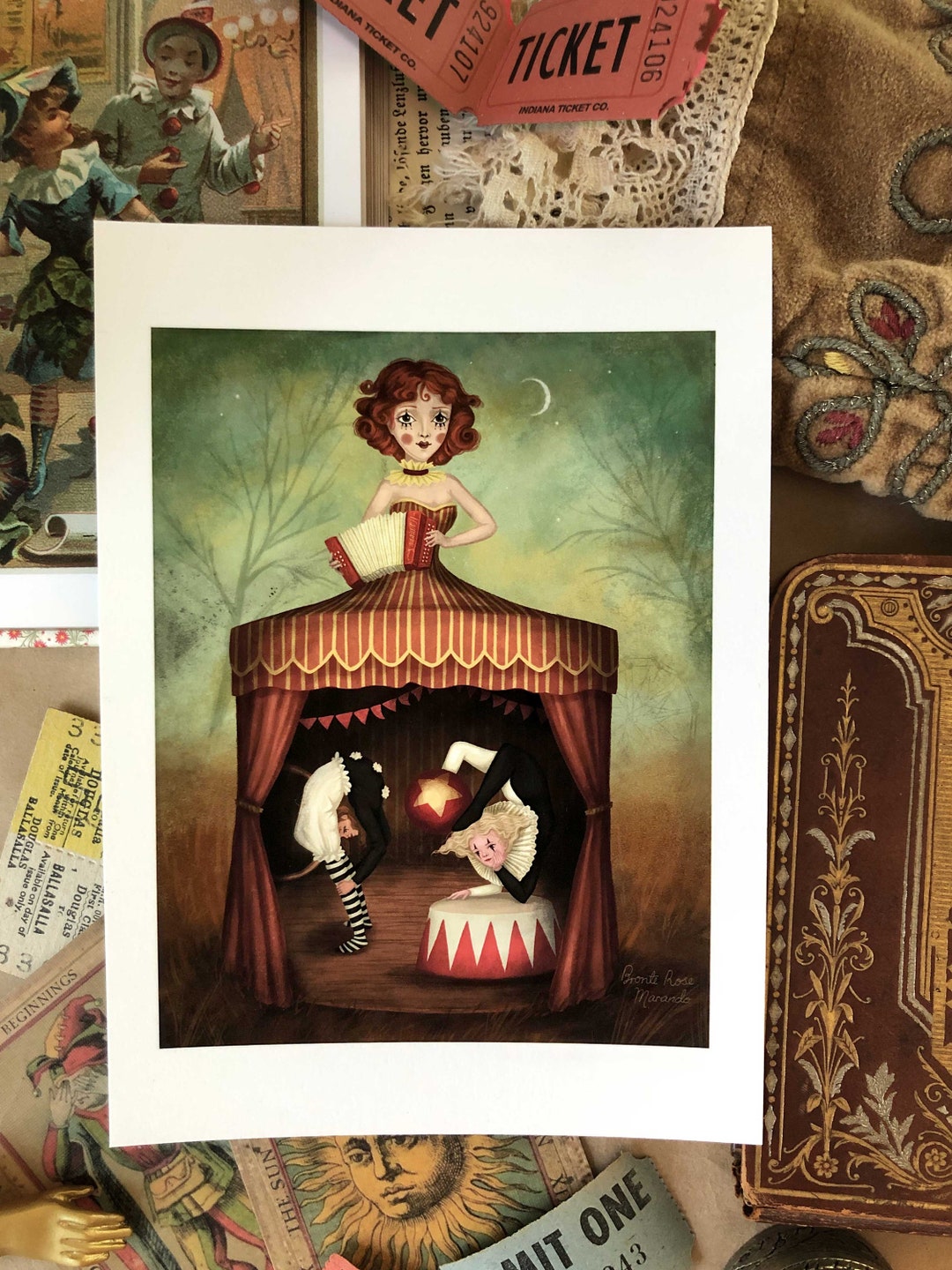The Contortionists Giclée Art Print 5x7" - Etsy