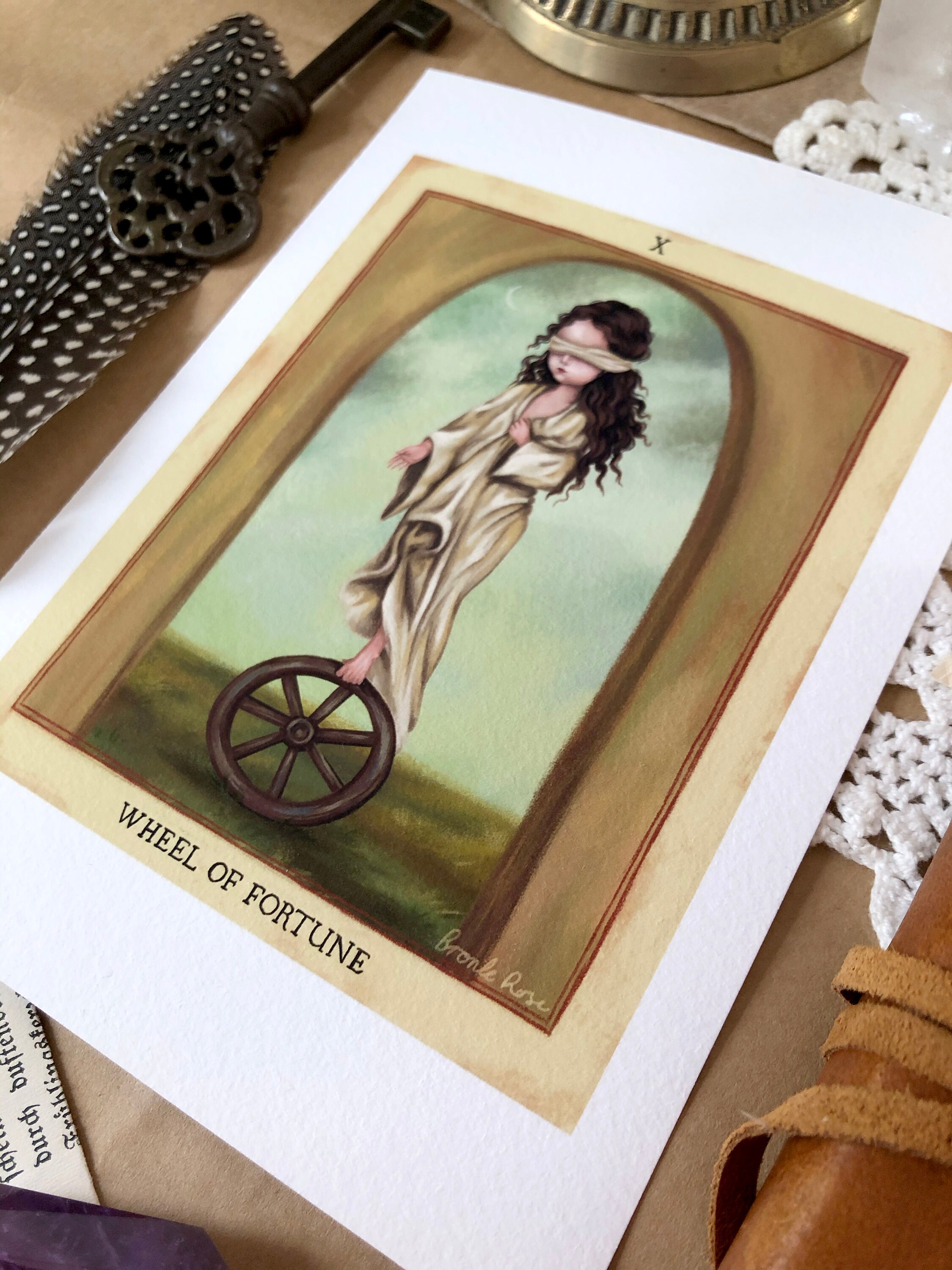 The Wheel of Fortune Art Print 5x7 | Etsy