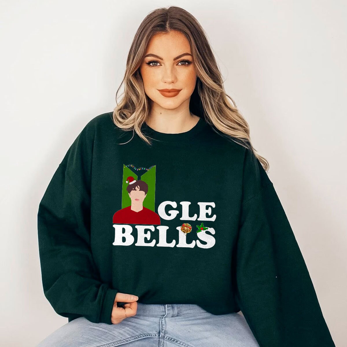 JINgle Bells Sweatshirt, Jin BTS Christmas sold by Kevin m Sánchez cima ...