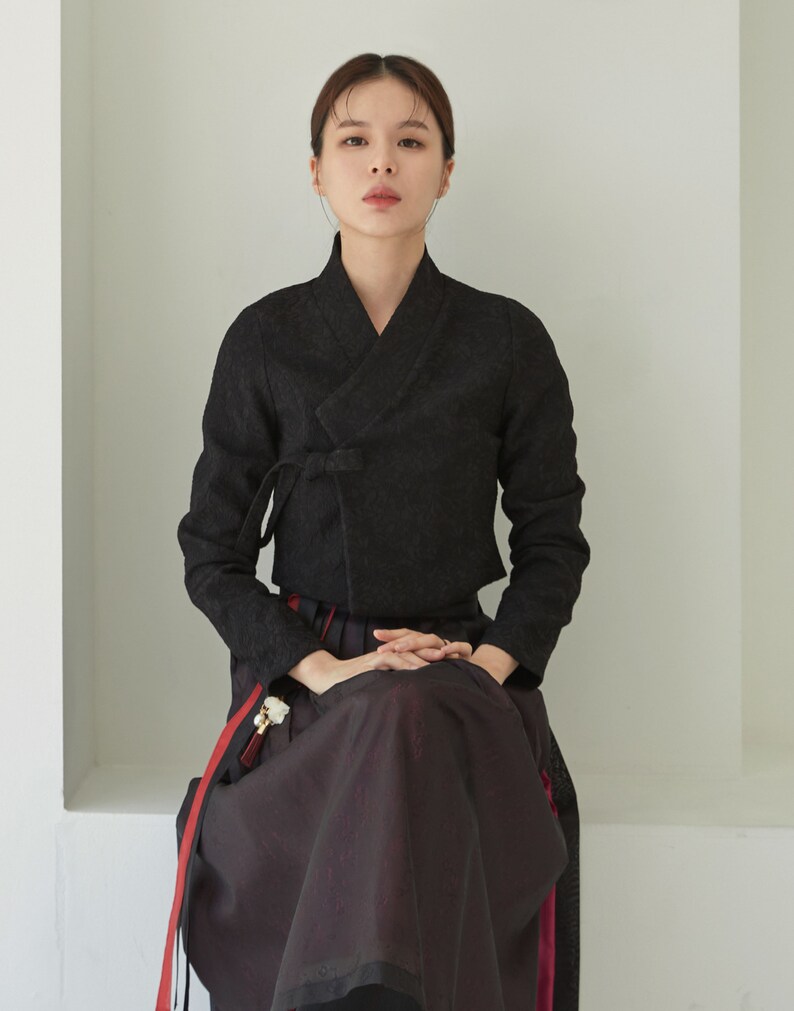 Women's Jeogori Korean Hanbok Hanbok Jacket Jacquard - Etsy