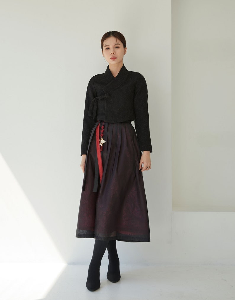 Women's Jeogori Korean Hanbok Hanbok Jacket Jacquard - Etsy