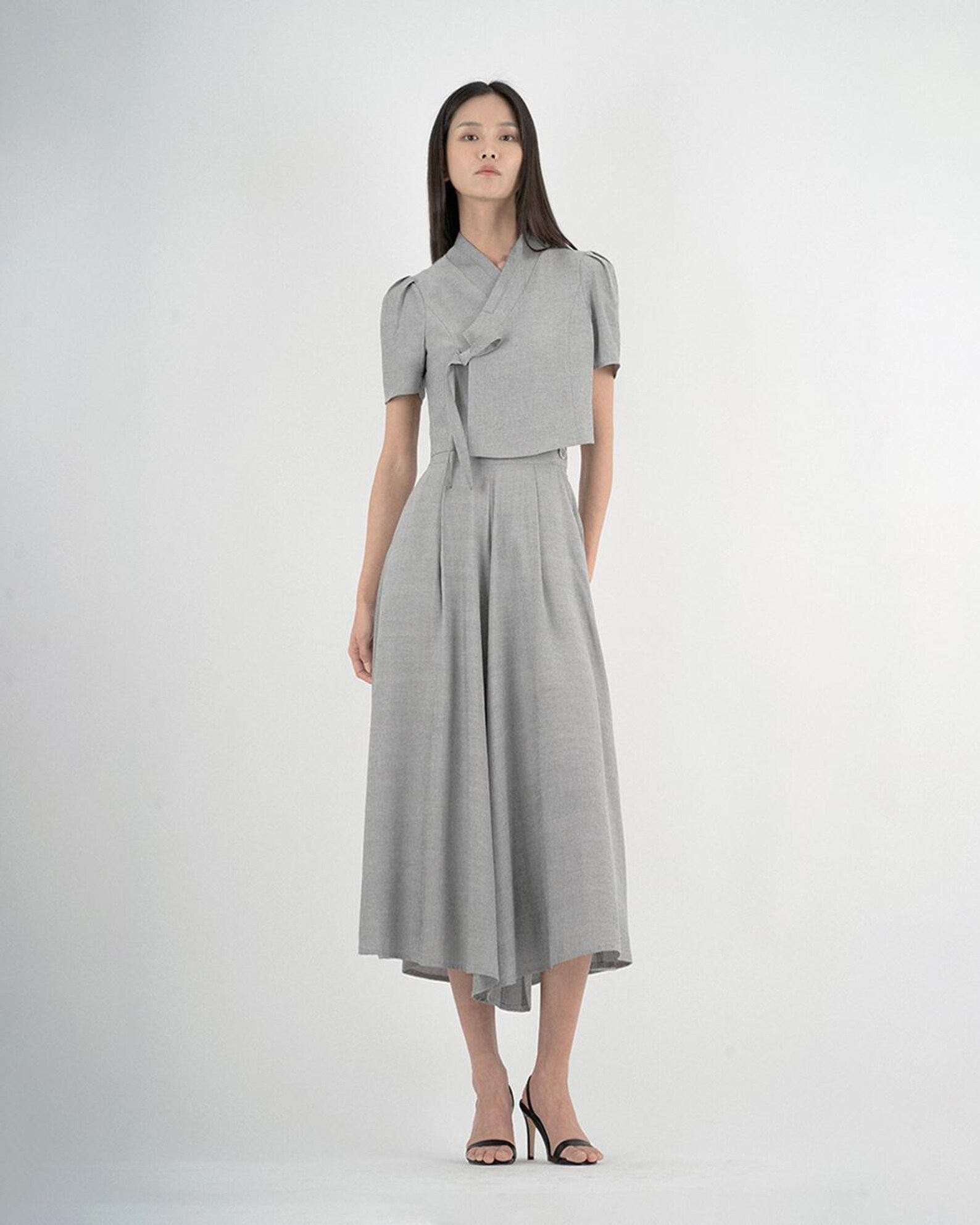 Korean Modern Hanbok K-fashion Short-sleeved Jeogori for Summer TETEROT ...