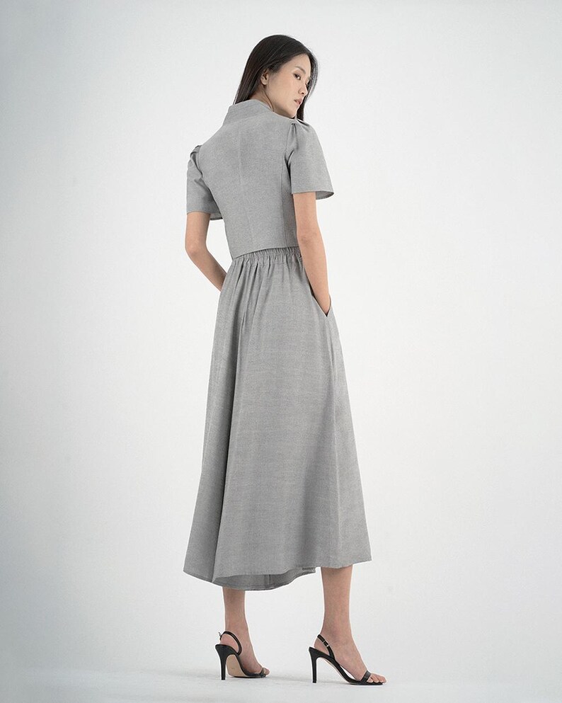 Korean Modern Hanbok K-fashion Short-sleeved Jeogori for Summer TETEROT ...
