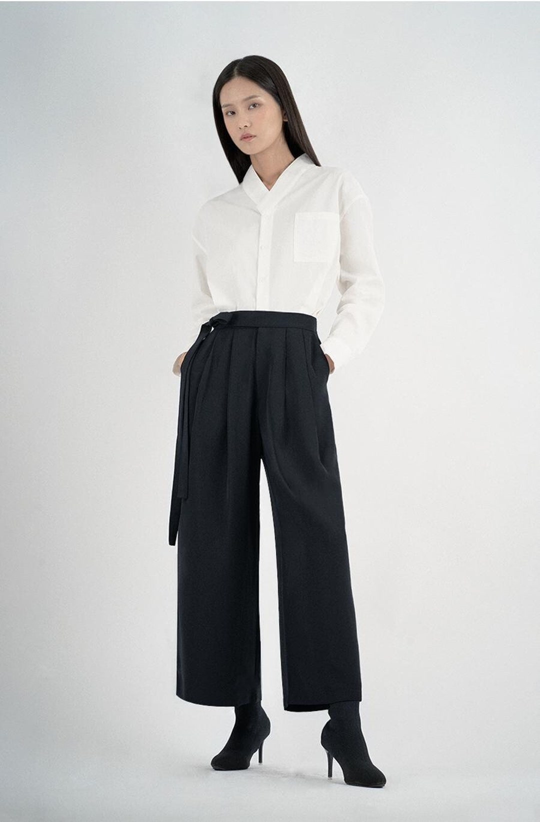 Women's Korean Modern Hanbok Pants TETEROT SALONG Crossroads Pants 갈림길 ...