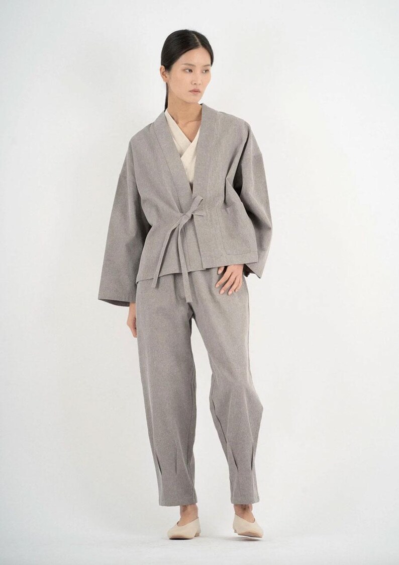 Unisex Modern Hanbok Jacket Korean Style Fashion TETEROT SALON Cocoa ...
