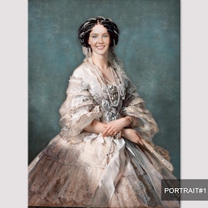 Custom Historical Portrait,custom Portrait,custom Painting,portrait on ...
