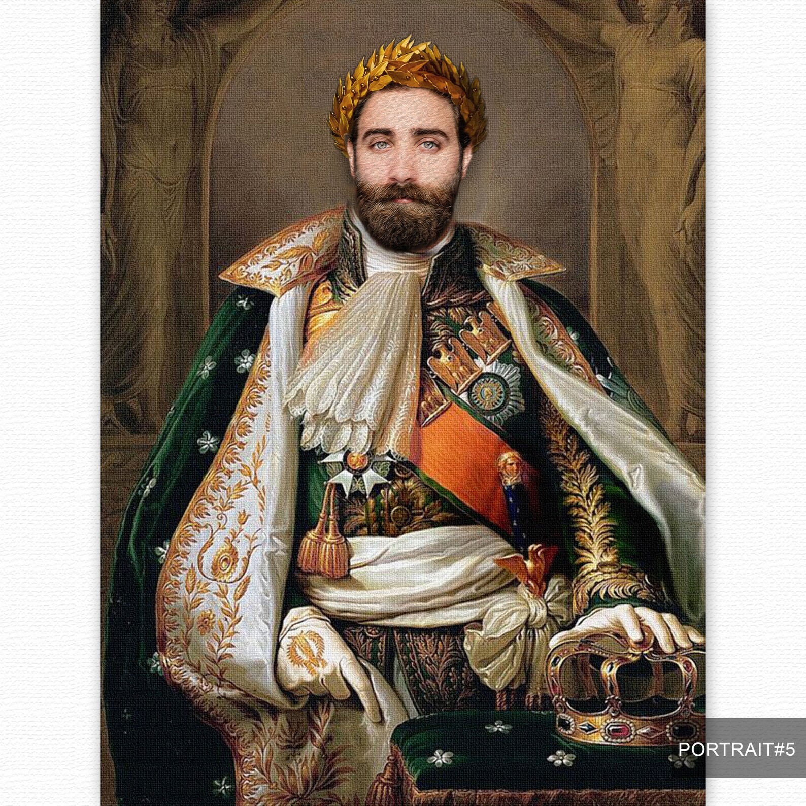 Custom Napoleon Portrait,custom Portrait,custom Painting,royal Portrait ...