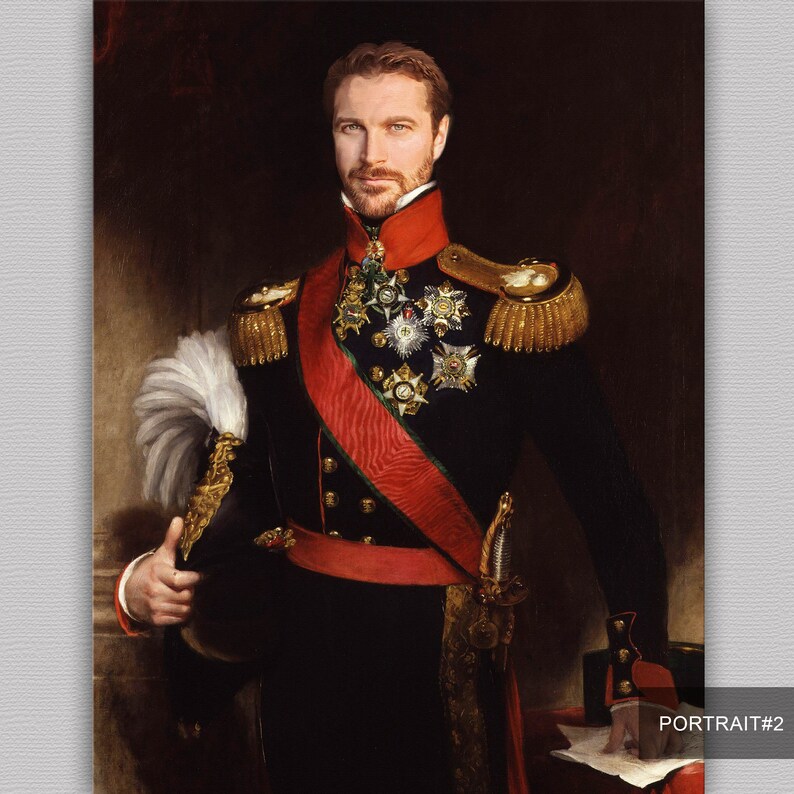 Custom Napoleon Portraitcustom Portraitcustom Paintingroyal - Etsy UK