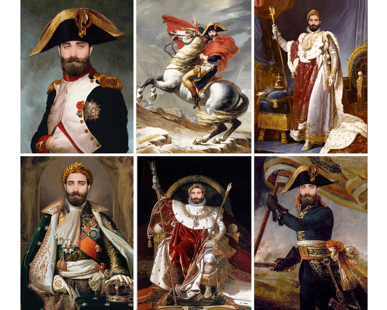 Custom Napoleon Portrait,custom Portrait,custom Painting,royal Portrait ...