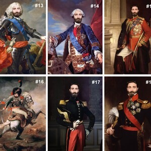 Custom King Portrait,custom Portrait,male Portrait,royal Portrait,regal ...