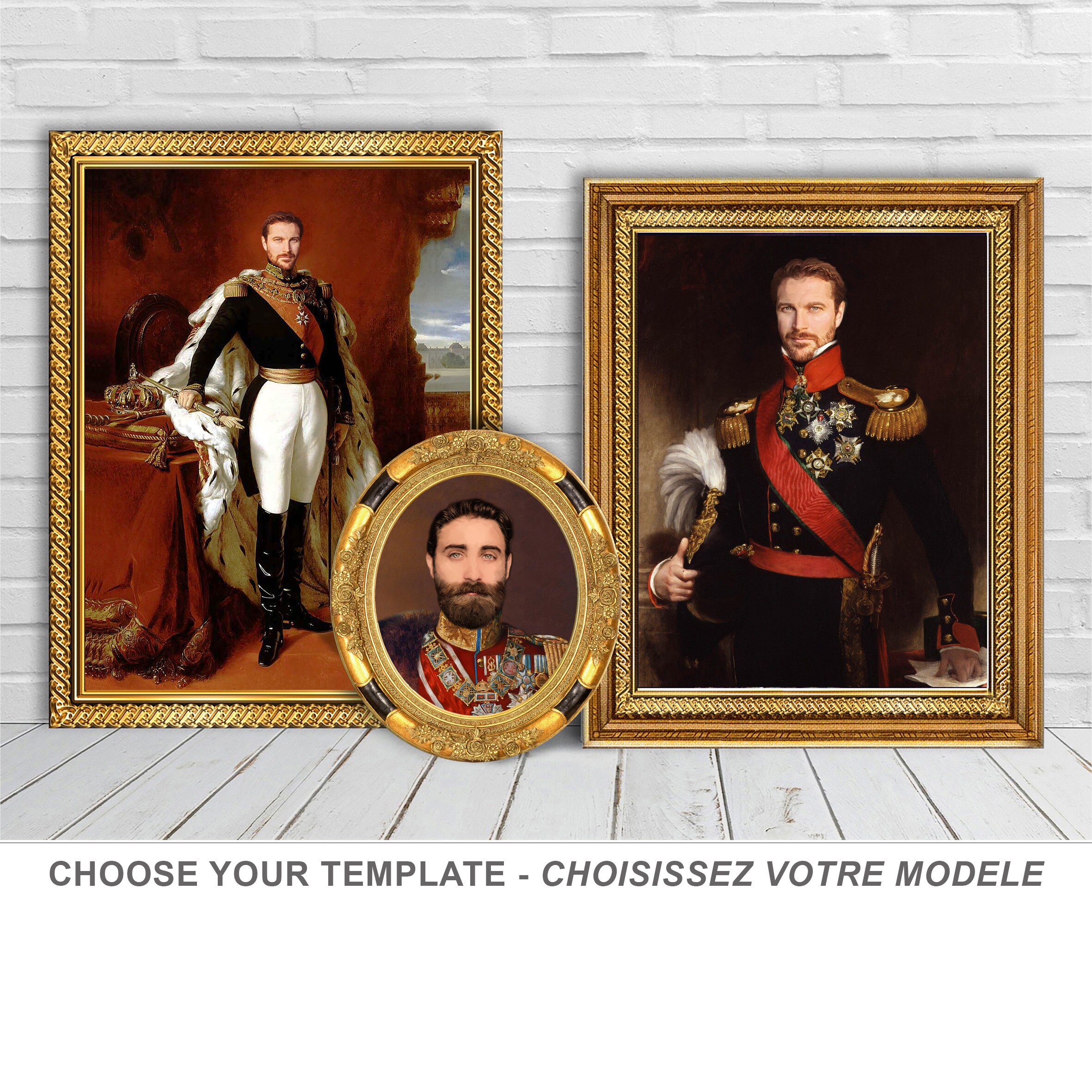 Custom Historical Portrait,custom Portrait,custom Painting,portrait on ...