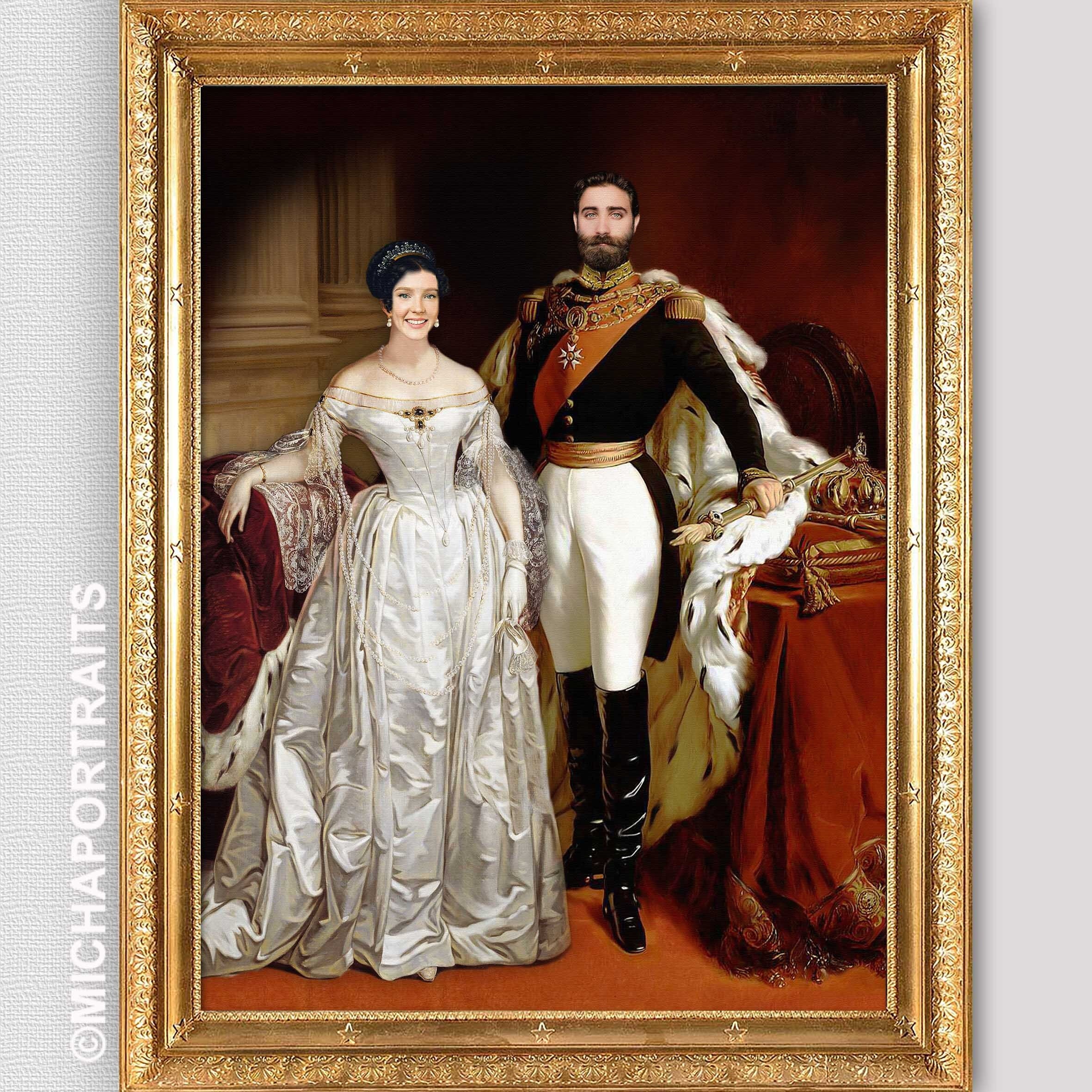 Drawing & Illustration Digital CUSTOM PORTRAIT Vintage Portrait,Custom ...