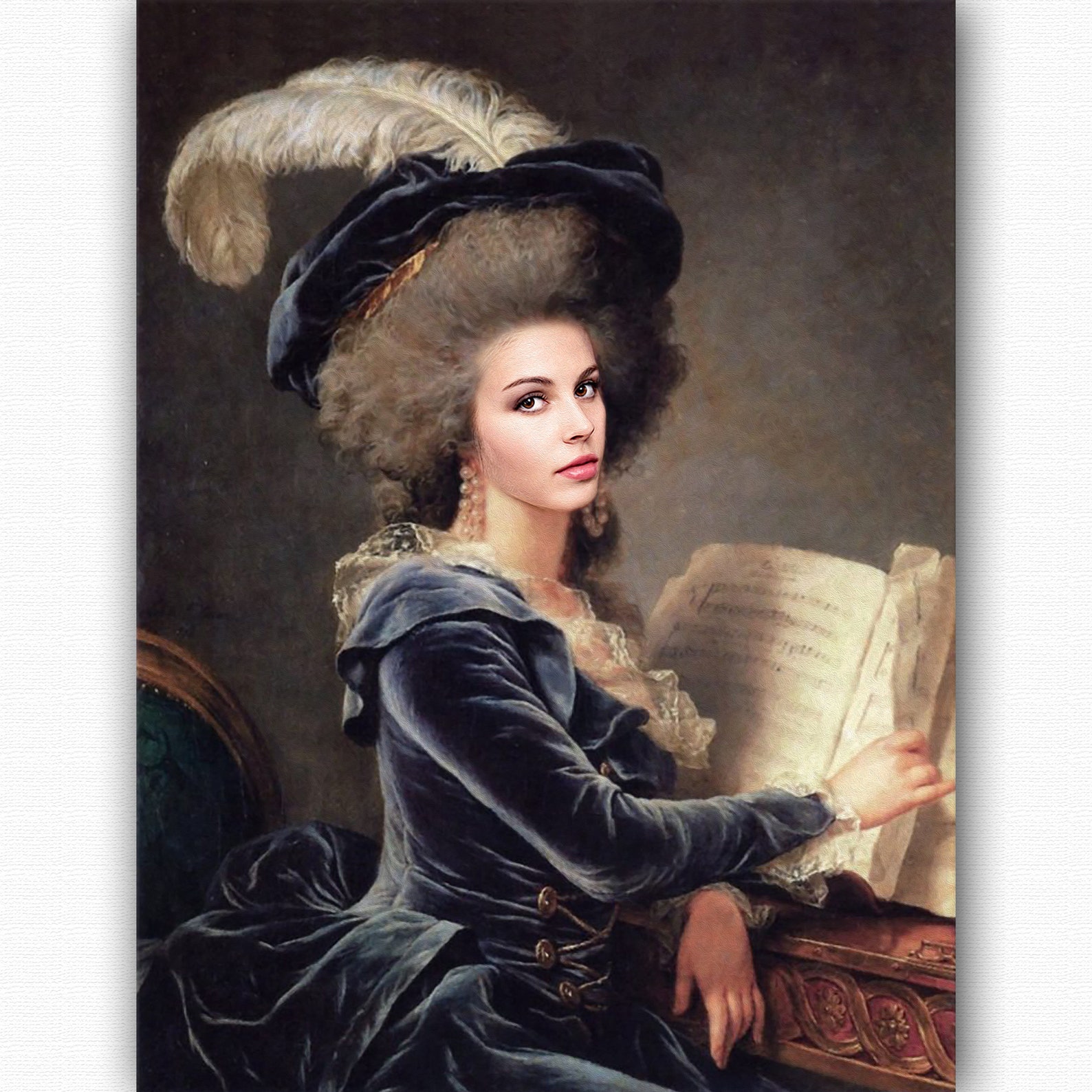 Custom Historical Portrait,custom Portrait,custom Painting,portrait on ...
