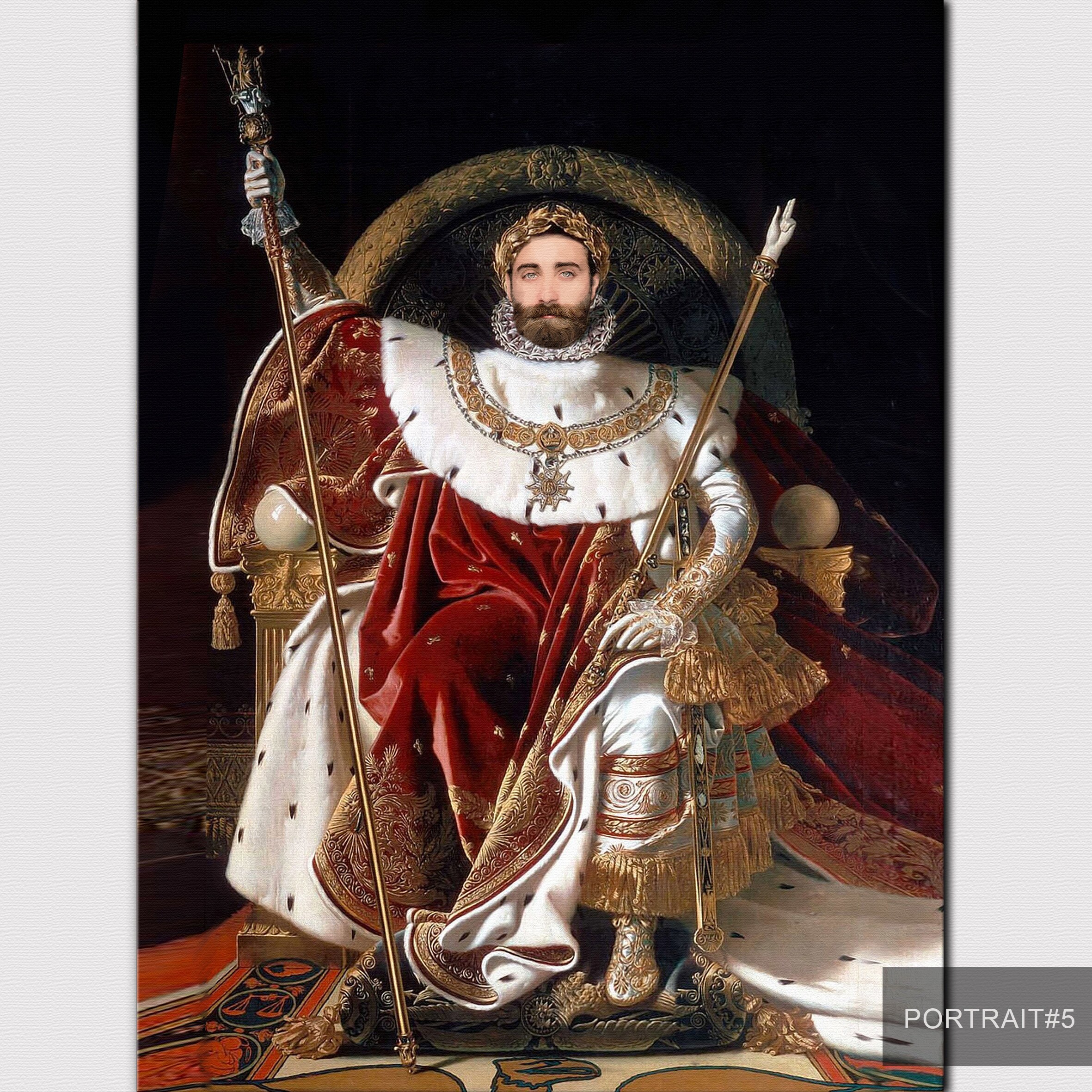 Custom Napoleon Portrait,custom Portrait,custom Painting,royal Portrait ...