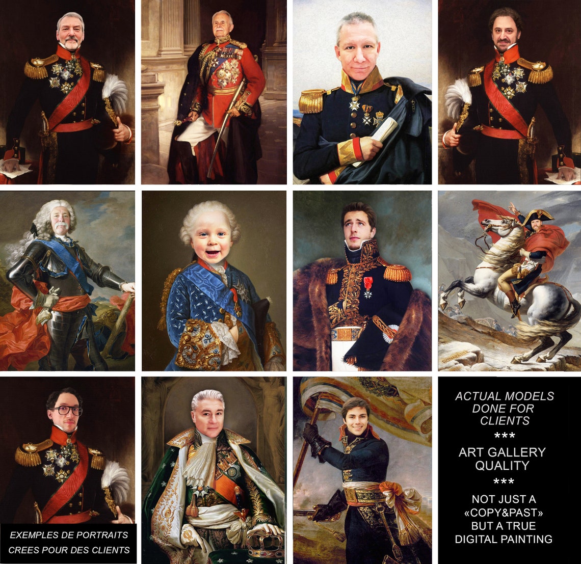 Custom Historical Portrait,custom Portrait,custom Painting,portrait on ...