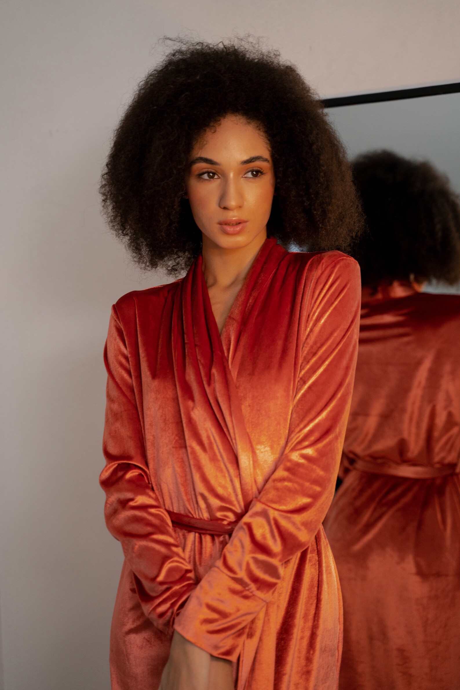 Floor Length Robe Velvet Robe Bride Long Robe Bride Robe - Etsy