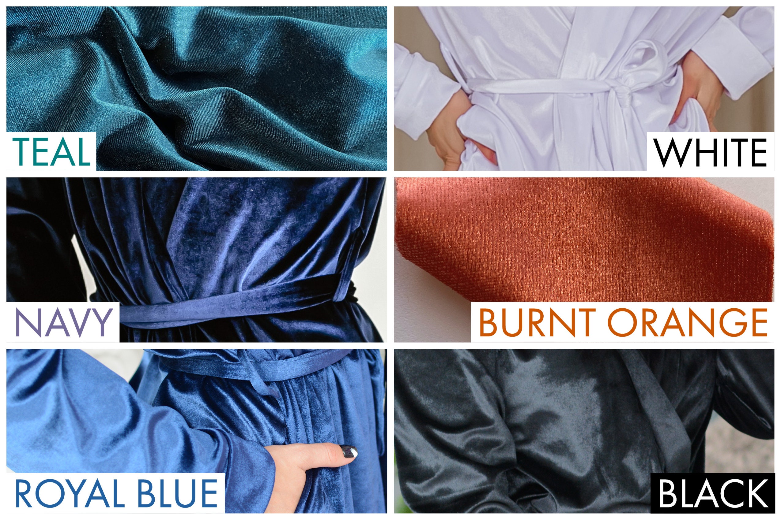 Velvet Long Robe Blush Pink Bridal long robe Beige bridal | Etsy