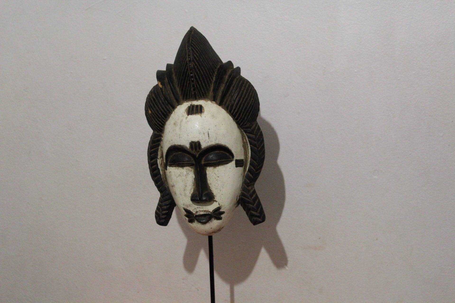 Baule Mask. Ethnic Mask. Tribal Mask. Ivory Coast Mask. Wooden African ...