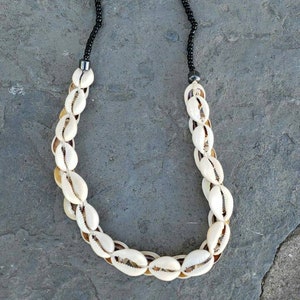 Cowrie Shell Choker Necklace. Ethnic. Tribal Seashell Beach Jewellery ...