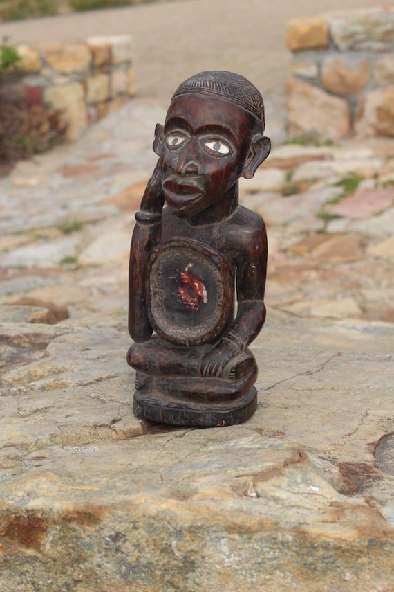 Bakongo Wooden Sculpture. Congo Statue. Vili Figure. African - Etsy