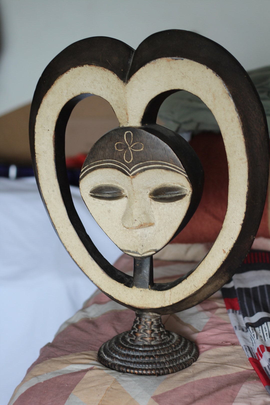 Kwele Tribal Mask. African Wall Mask. Vintage Wooden Mask. - Etsy