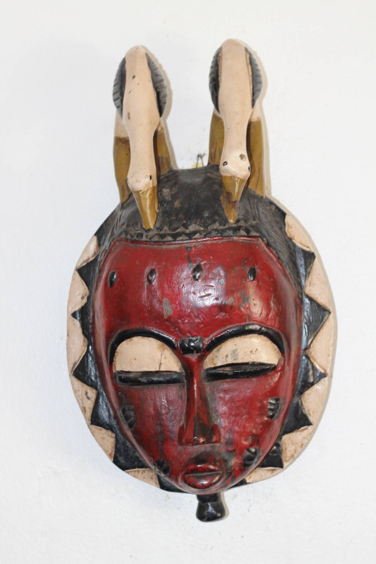 Baule Masks. Wooden Wall Mask. African Wall Mask - Etsy