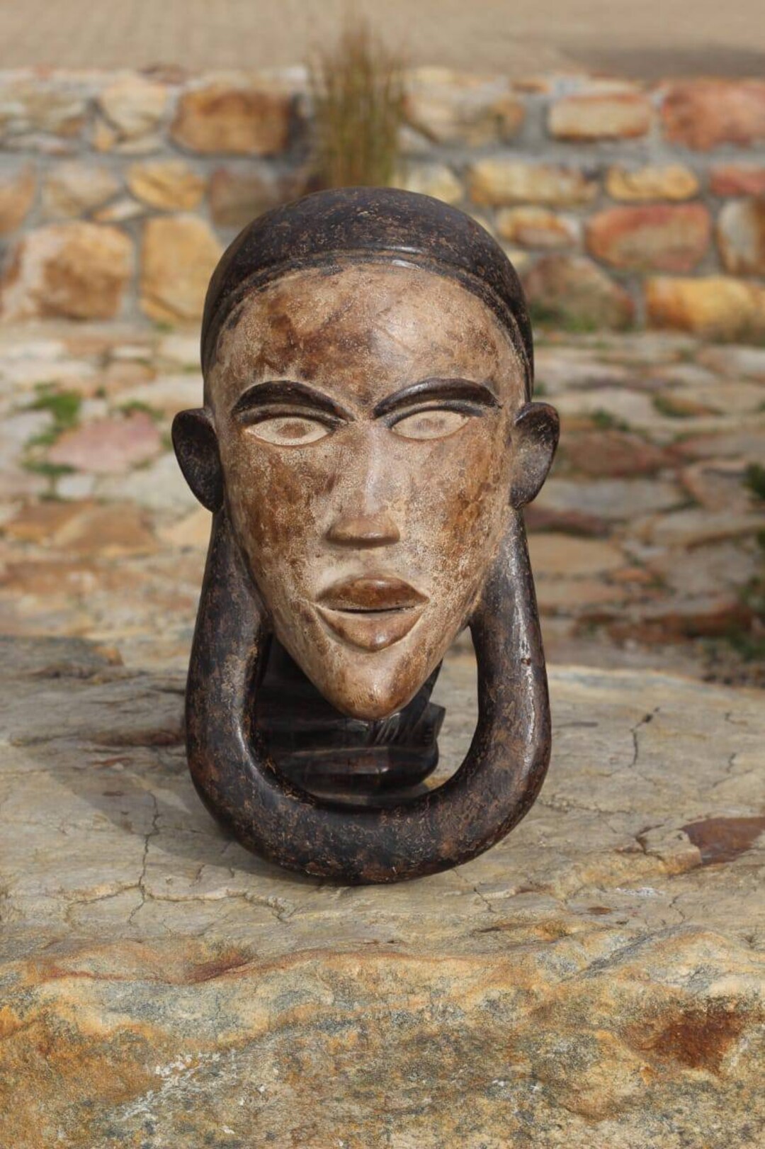 Bakongo Mask. Congo Style Mask. Wooden Wall Decor. Wooden - Etsy