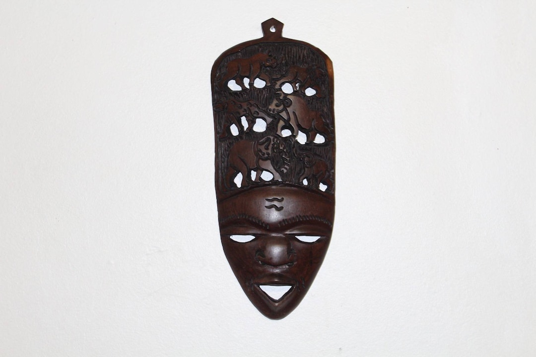Handcrafted Wall Masks. Wooden Mask. Wall Hanging. Wall Décor - Etsy