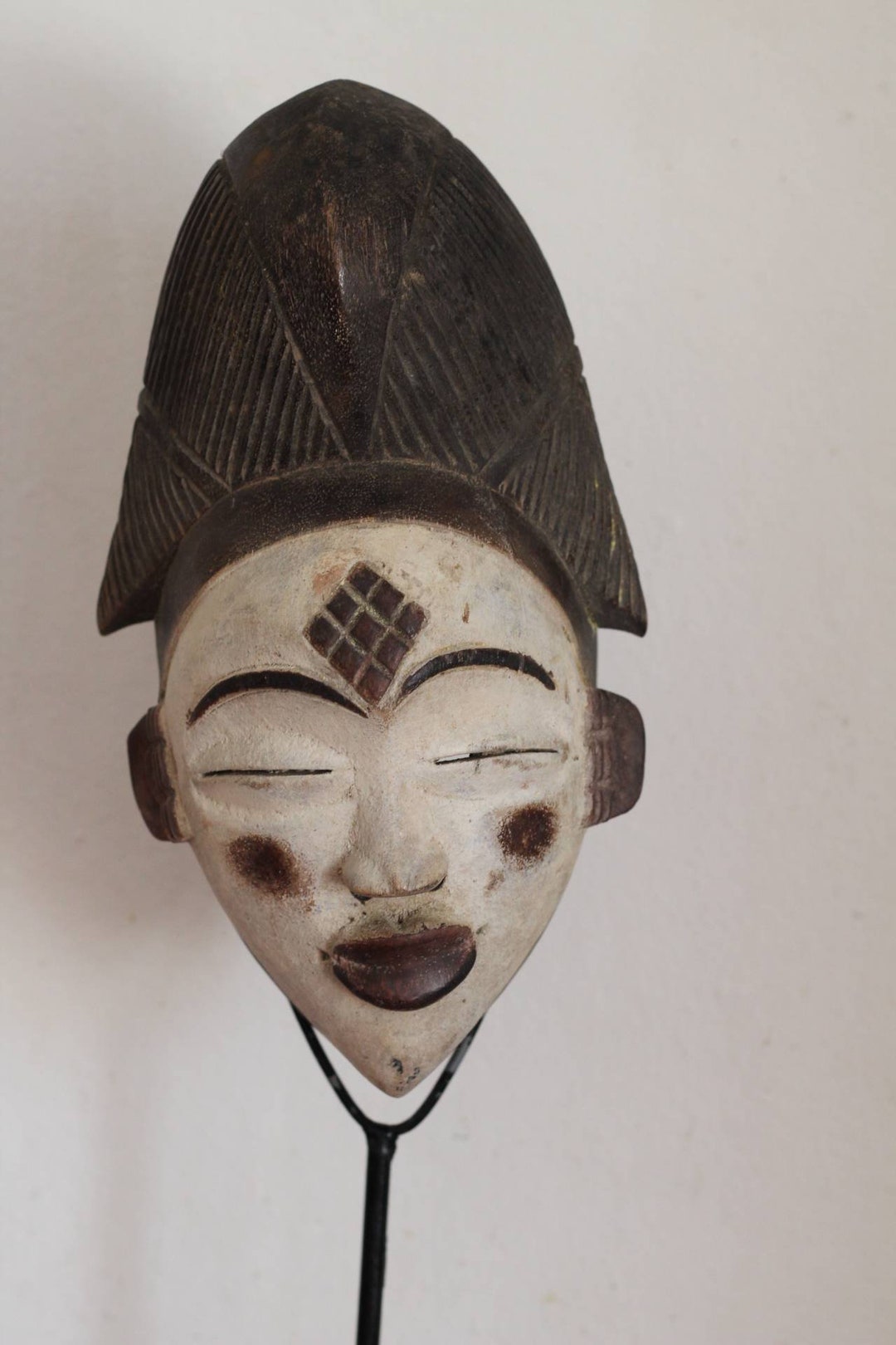 Punu Mask. Okuyi Mask. Bapunu Mask. Unique African Mask. - Etsy