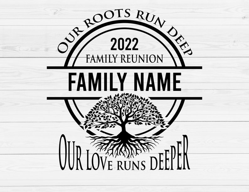 Family Tree SVG Our Roots Run Deep SVG Family Reunion SVG - Etsy