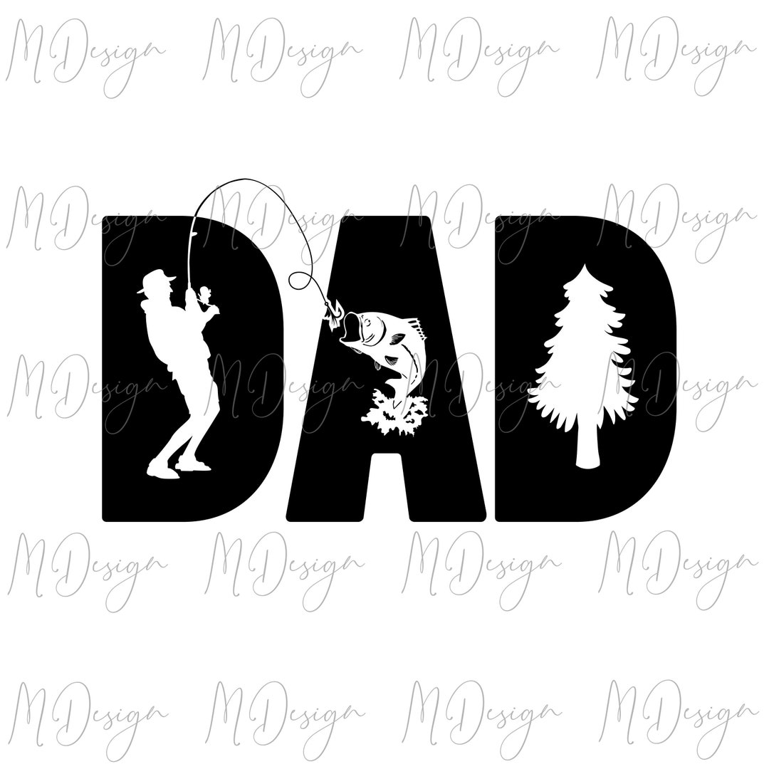 Fathers Day SVG Fishing SVG Cutting File Cricut Silhouette - Etsy Australia
