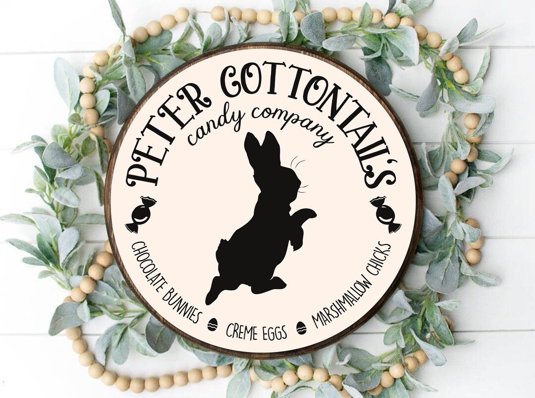 Peter Rabbit SVG Peter Cottontail's Candy Company SVG | DIY Rustic ...