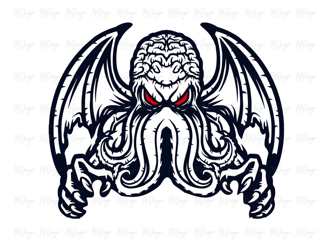 Cthulhu SVG Files for Cricut - Design for Gaming T Shirt, Mug ...