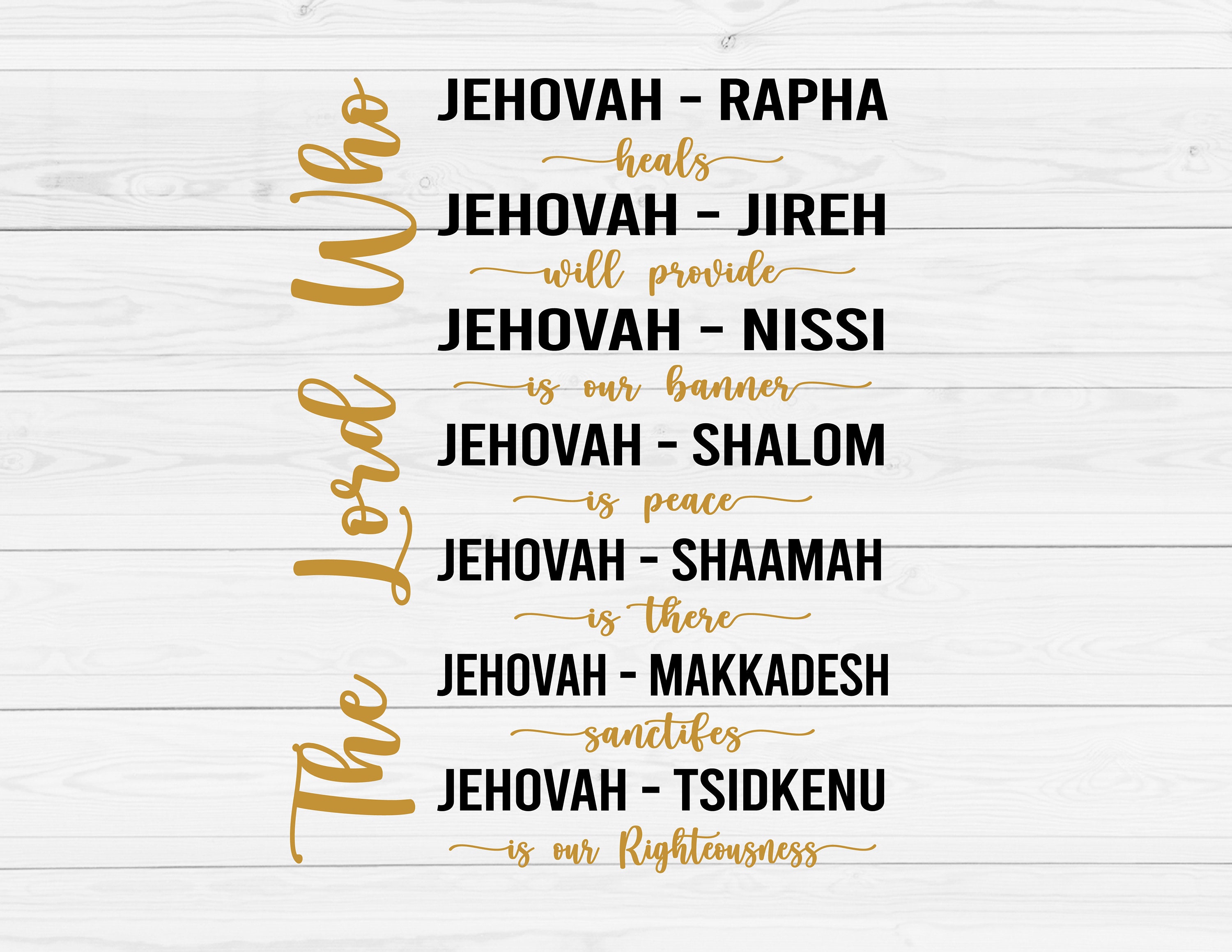 Jehovah SVG the Lord Who Heals SVG Jehovah's Witness | Etsy UK