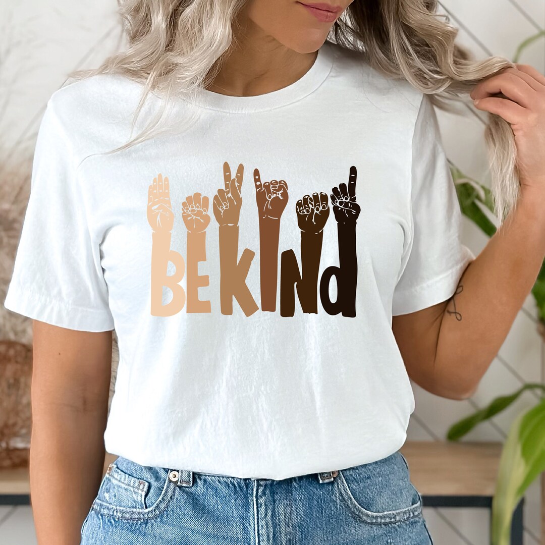 Be Kind Sign Language SVG Black Lives Matter SVG Cutting File for ...