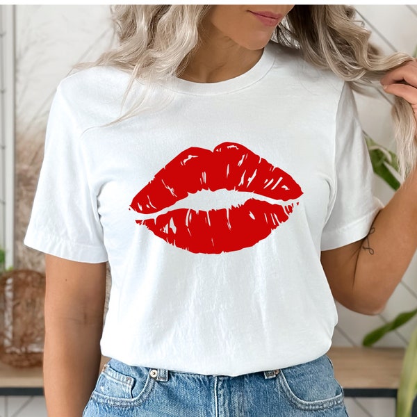 Distressed Lips Svg - Etsy