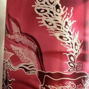 NEW High Class Designer Satin Print Fabric Material 44" 112 Cm Garment ...