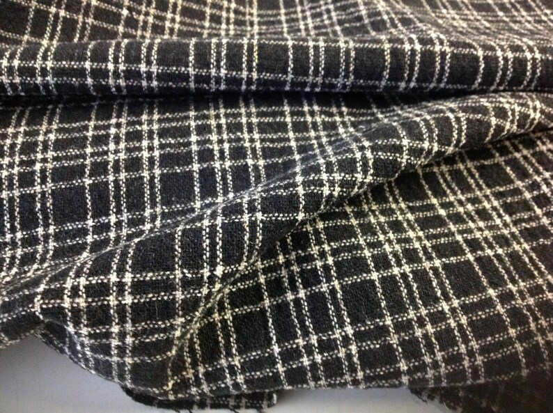 NEW Multi Colour Wool Check Suiting Boucle Fabric Seen on | Etsy