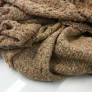 Brand New Beautiful Camel Colour Jersey Boucle Fabric 50" 127 Cm - Etsy