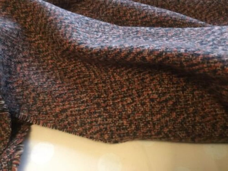 New Multi Colour Wool Boucle Fabric 60" 153cm Material Garment Cloth ...