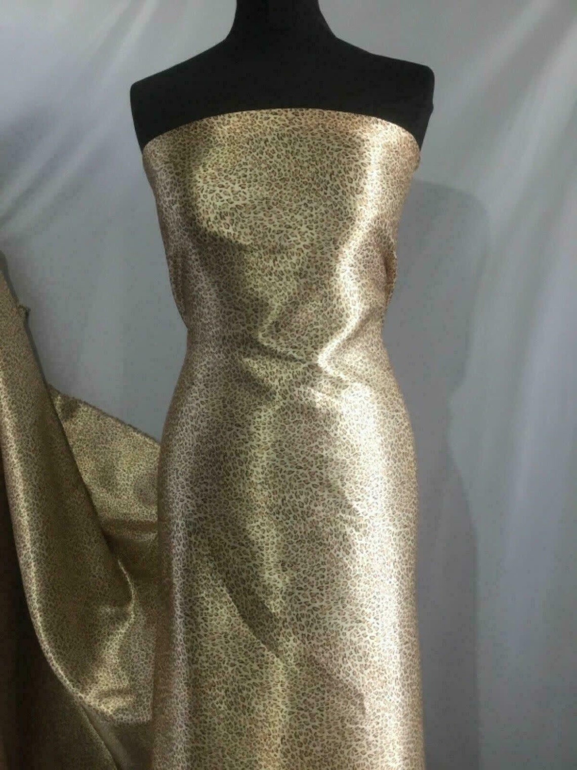 New Beautiful Designer Soft Leopard Satin Print Fabric - Etsy