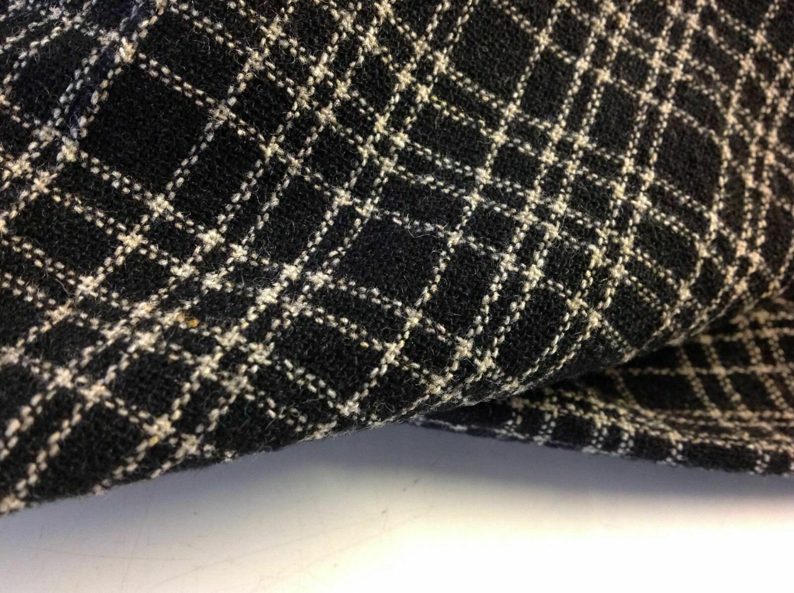 NEW Multi Colour Wool Check Suiting Boucle Fabric Seen on - Etsy