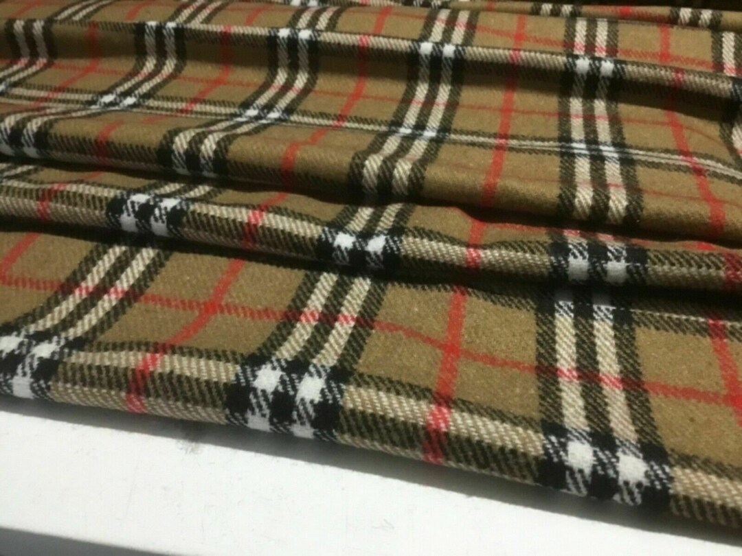 New High Class Designer Poly Wool Mix Check Fabric 59 150 Cm Garment ...