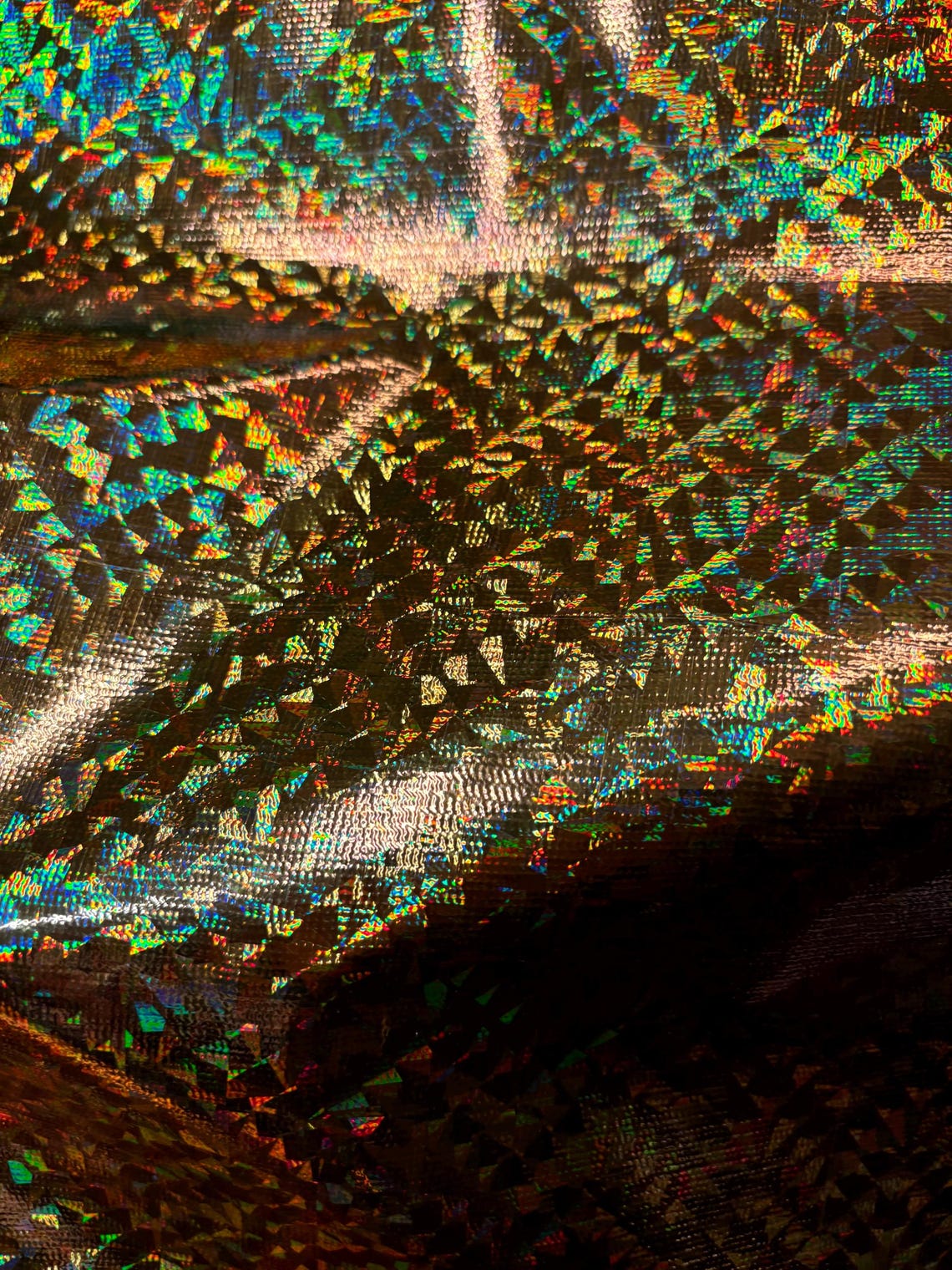 NEW High Class Designer Multi Colour Gold Colour Foil Fabric Material ...