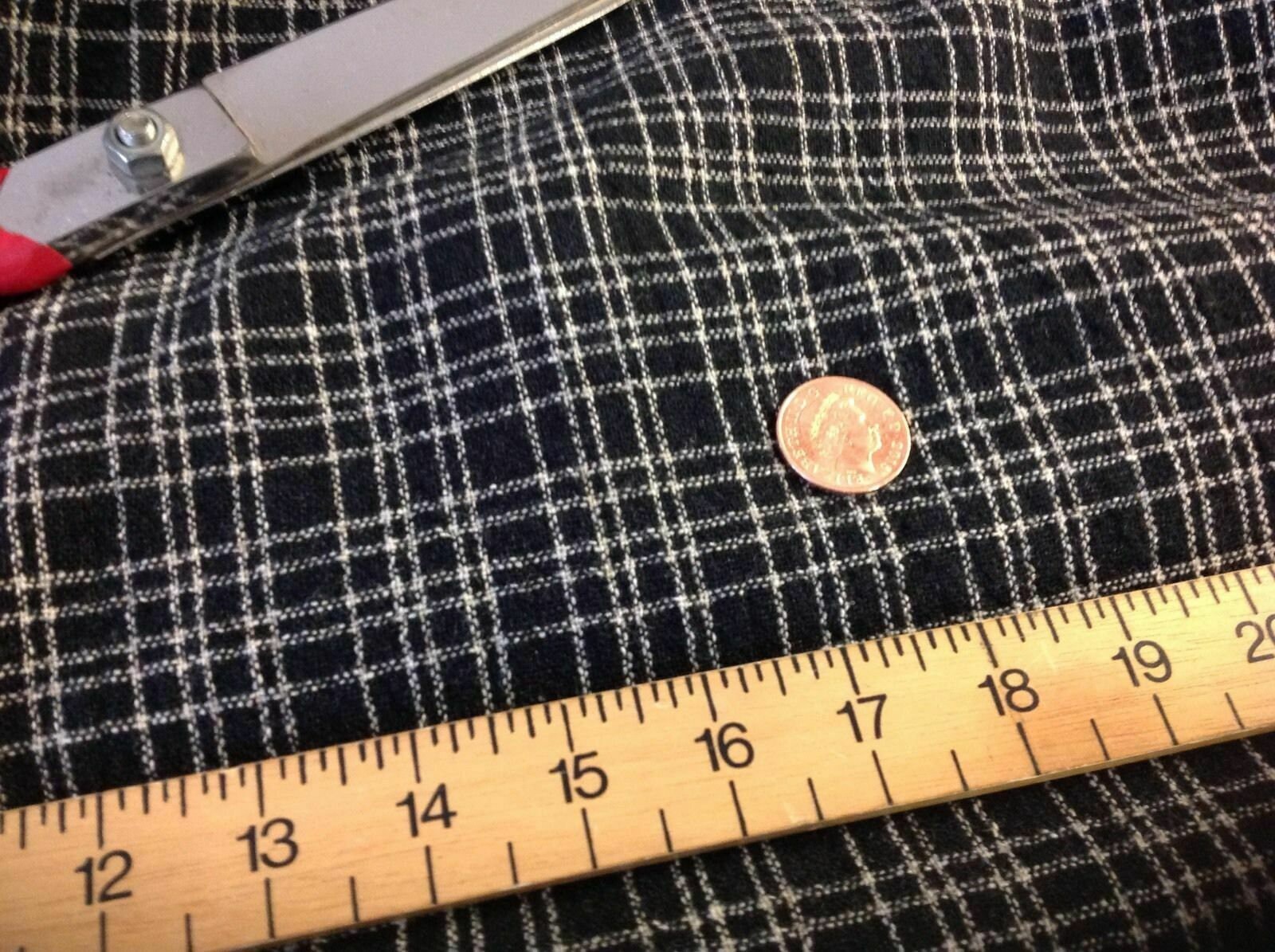 NEW Multi Colour Wool Check Suiting Boucle Fabric Seen on - Etsy