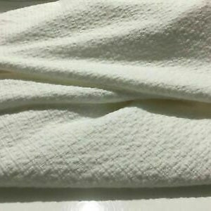 NEW Designer Ivory Colour Cotton Stretch Boucle Fabric Seen on Designer ...