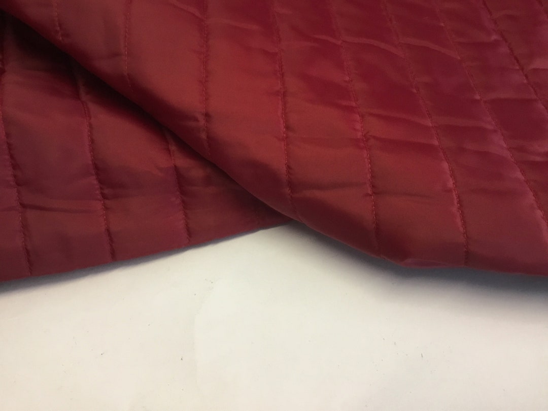 NEW High Class Red Maroon Colour Quilted Fabric - Etsy