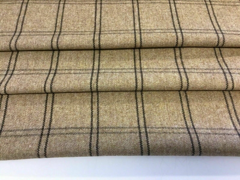 NEW Beautiful Italian Superior Wool Check Fabric 61 154 - Etsy