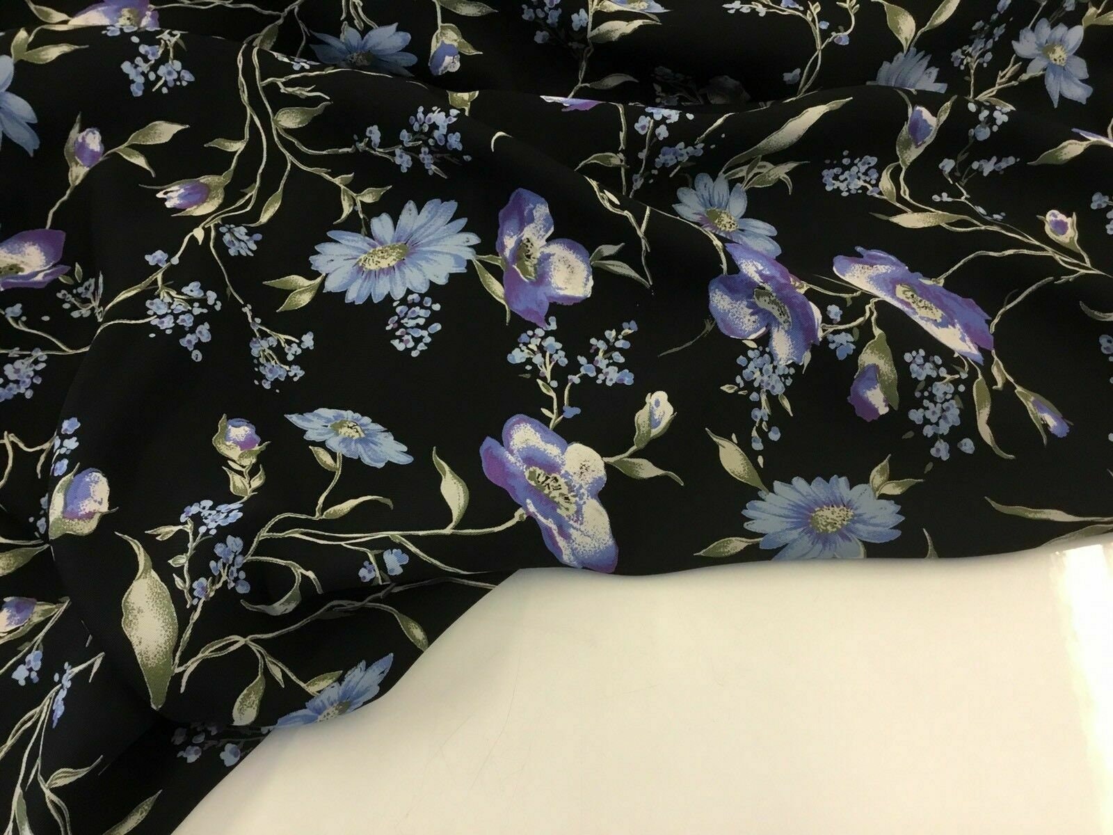 NEW Beautiful Designer German Viscose Floral Print Fabric - Etsy UK